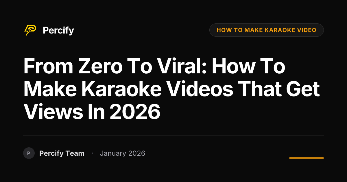 From Zero to Viral: How to Make Karaoke Videos That Get Views in 2026 ...
